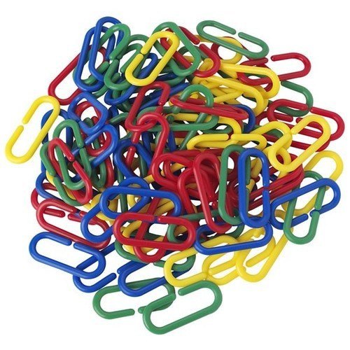 Manipulative - Plastic C clip Hook Link and Learn links Clips x 100 pc ...