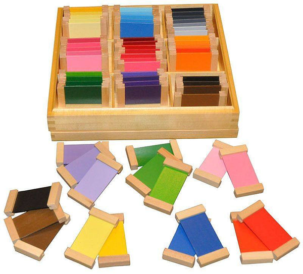 Montessori Sensorial - Color / Colour Box 3 - Wooden tablets ...