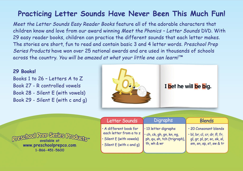 Meet the Phonics Letter sounds - easy reader Books - RightToLearn.com.sg