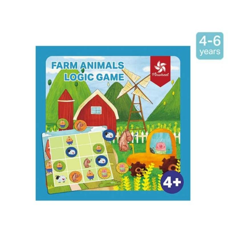 Pinwheel - Farm Animals Logic Game - RightToLearn.com.sg