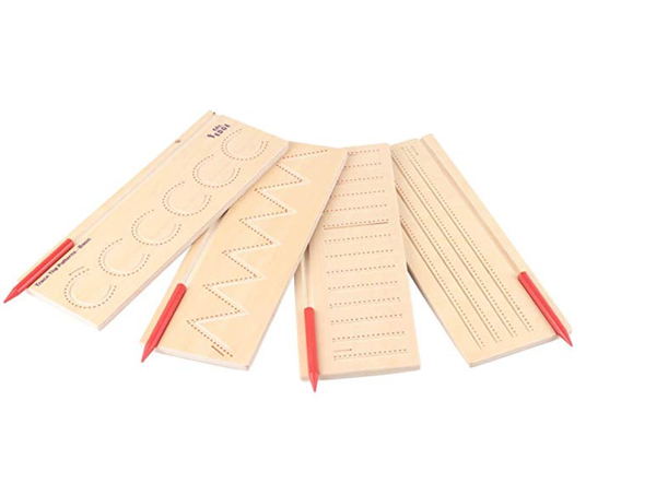 Wooden - Pattern Tracing Boards - Basic - RightToLearn.com.sg
