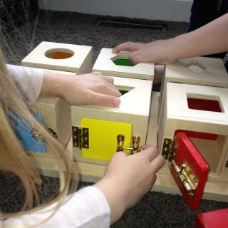 Montessori Peek-a-Boo Lock Box - RightToLearn.com.sg