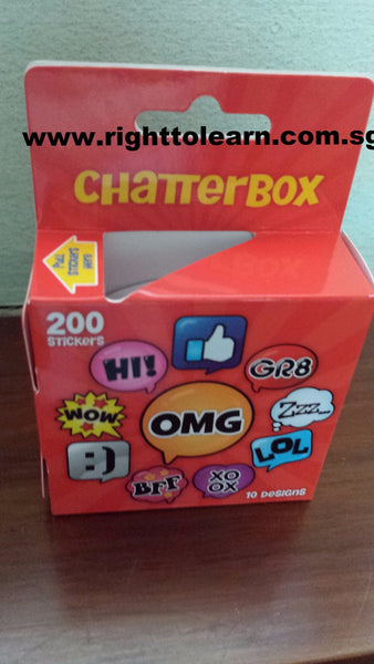 Motivational Stickers - Chatterbox - RightToLearn.com.sg