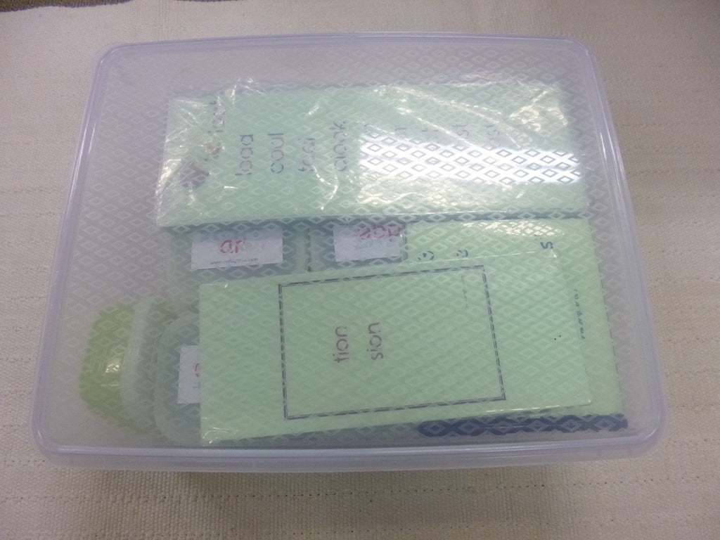 Montessori GREEN Scheme - Phonics - Complete set of Reading Kit-3 ...