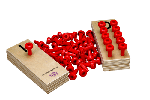 Numerical Peg Board - Peg Number Board - RightToLearn.com.sg