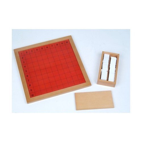 Montessori Wooden Pythagoras Board with Chart - RightToLearn.com.sg