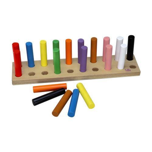 Montessori Inspired - Colour/ Color Pairing Pegs - Matching Activity ...